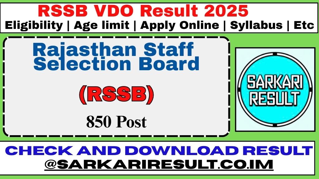 RSSB VDO Result 2025 Declared: 9 Important Facts You Can’t Afford to Miss